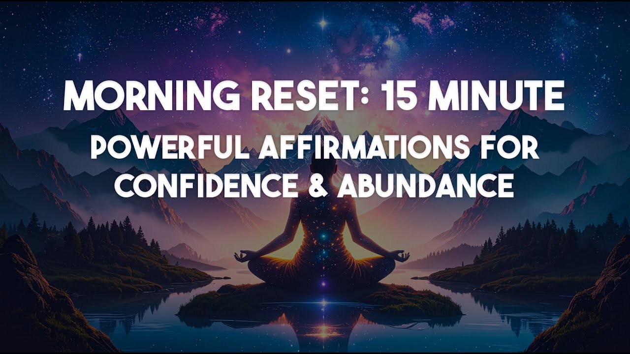 Morning Reset 15 minute Guided Meditation + Powerful Affirmations for ...