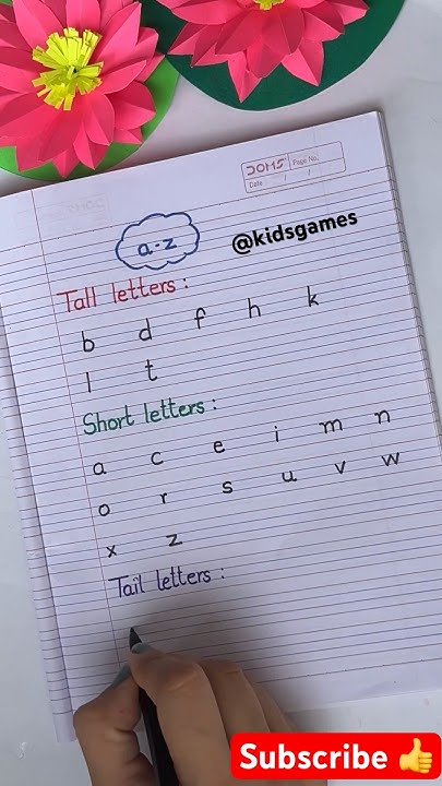 Lowercase letters | Tall , small and tail letters fun category | abc ...