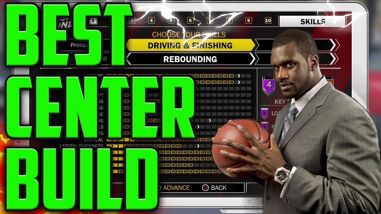 BEST CENTER BUILD IN NBA 2K18! SHAQUILLE O'NEAL BUILD IN NBA 2K18! BEST ...