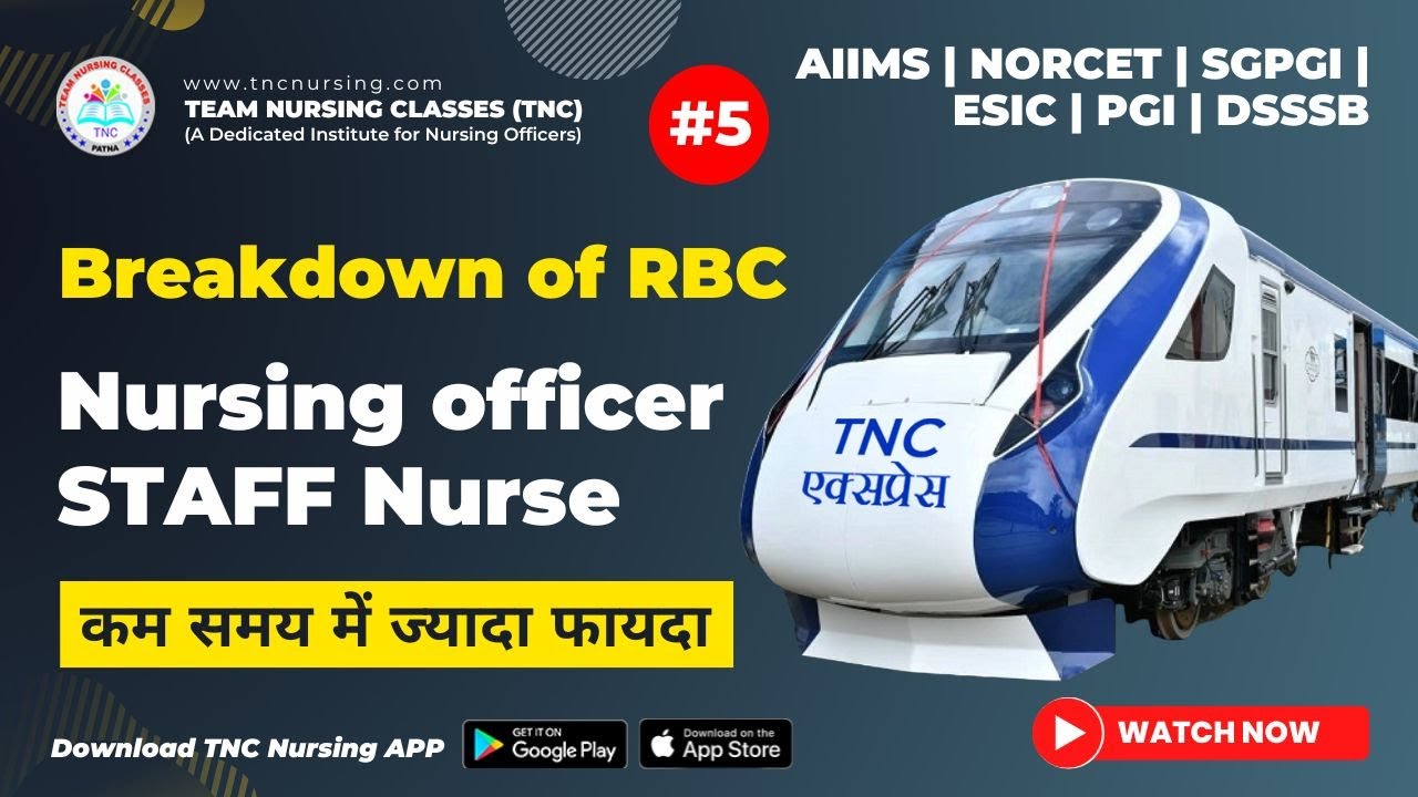TNC Express || Breakdown of RBC || Part -05 || SGPGI special #norcet #sgpgi #pgiTNC express ...