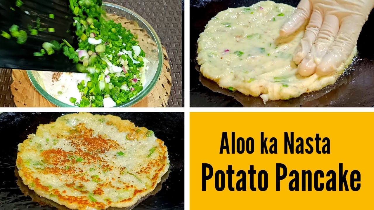 Aloo Cheela Recipe | how to make Easy Potato Pancake | Easiest ...