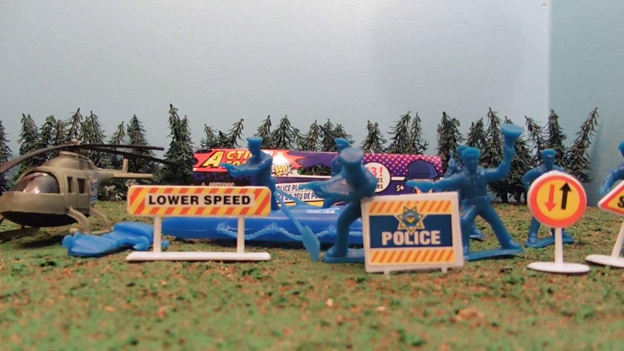 Dollar Store Police officer set Review! - YouTube