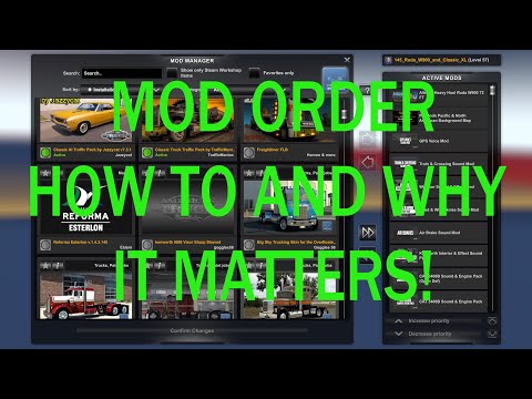 ATS Mod Order and Why it Matters - YouTube