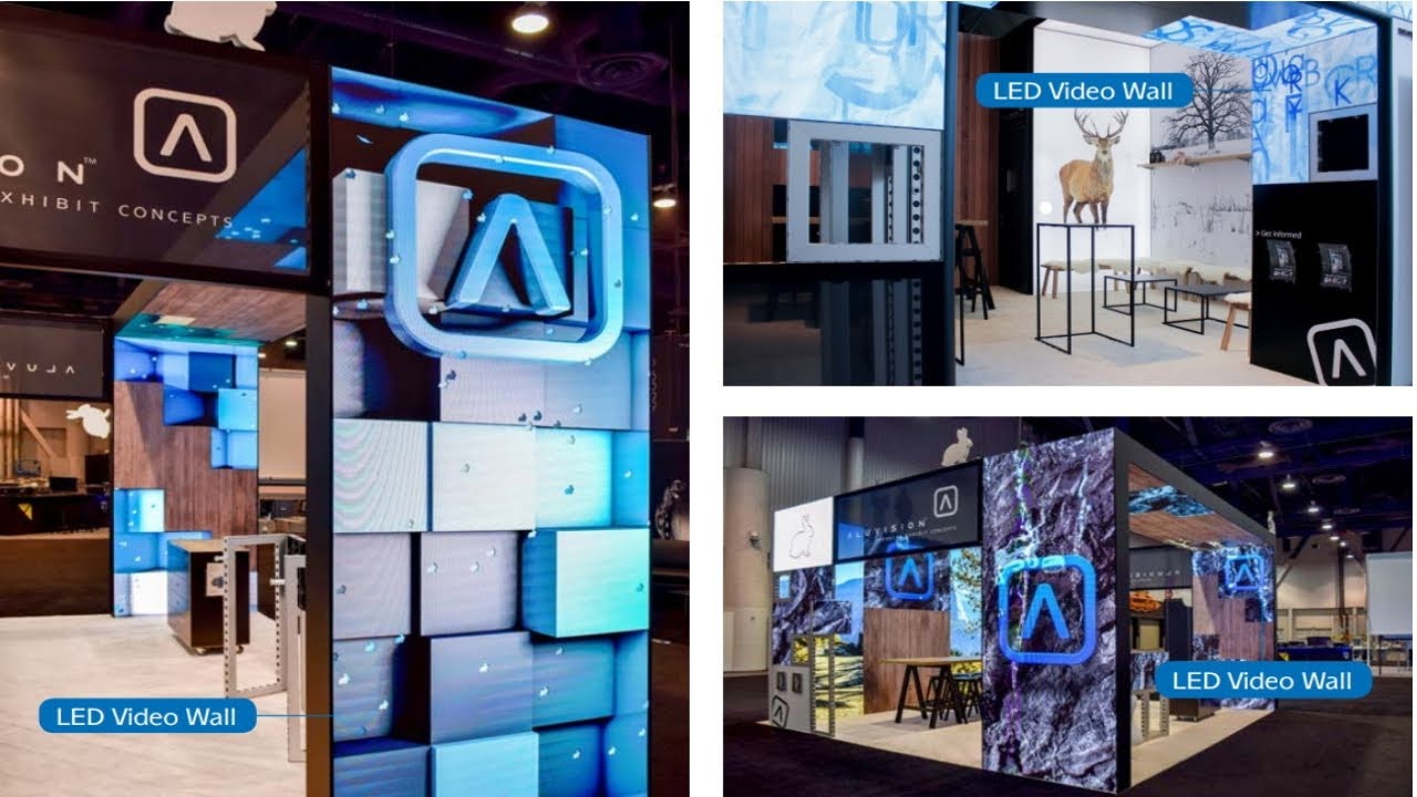 Integrating Modular Video LED Tiles into Your Trade Show Booth - YouTube