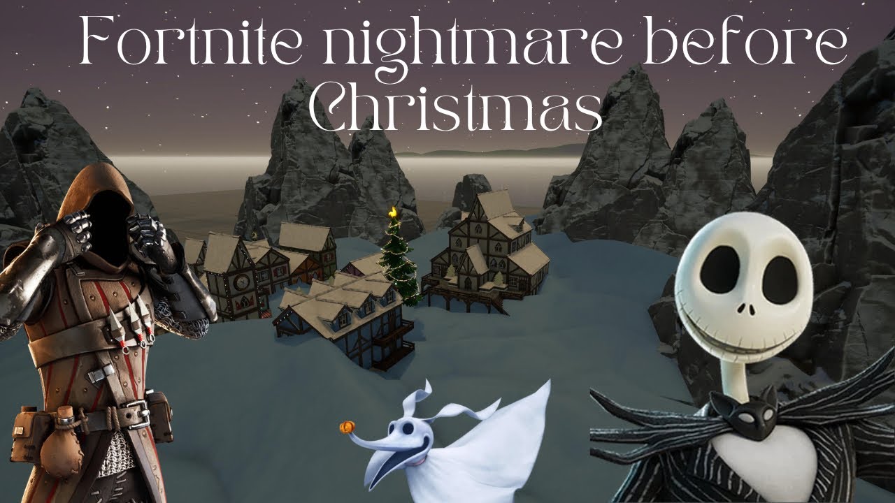 Fortnite nightmare before Christmas build - YouTube