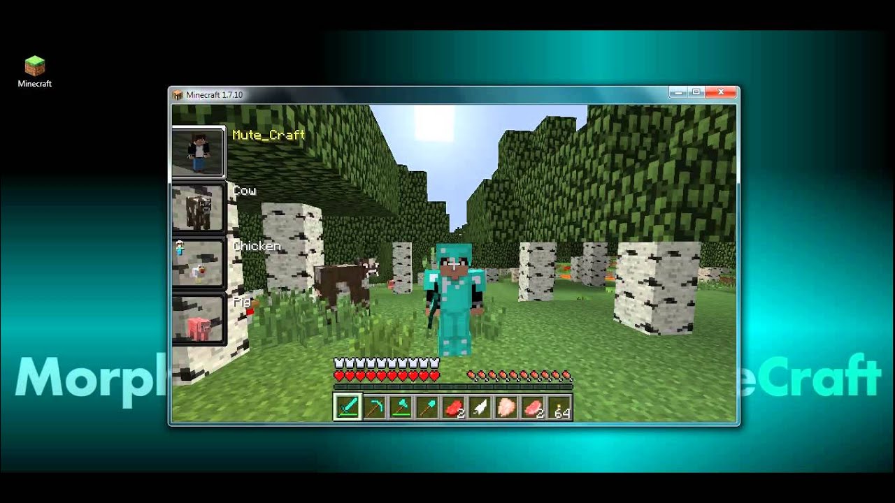 How to install Morph Mod 1.7.10 for Minecraft 1.7.10 (with download ...