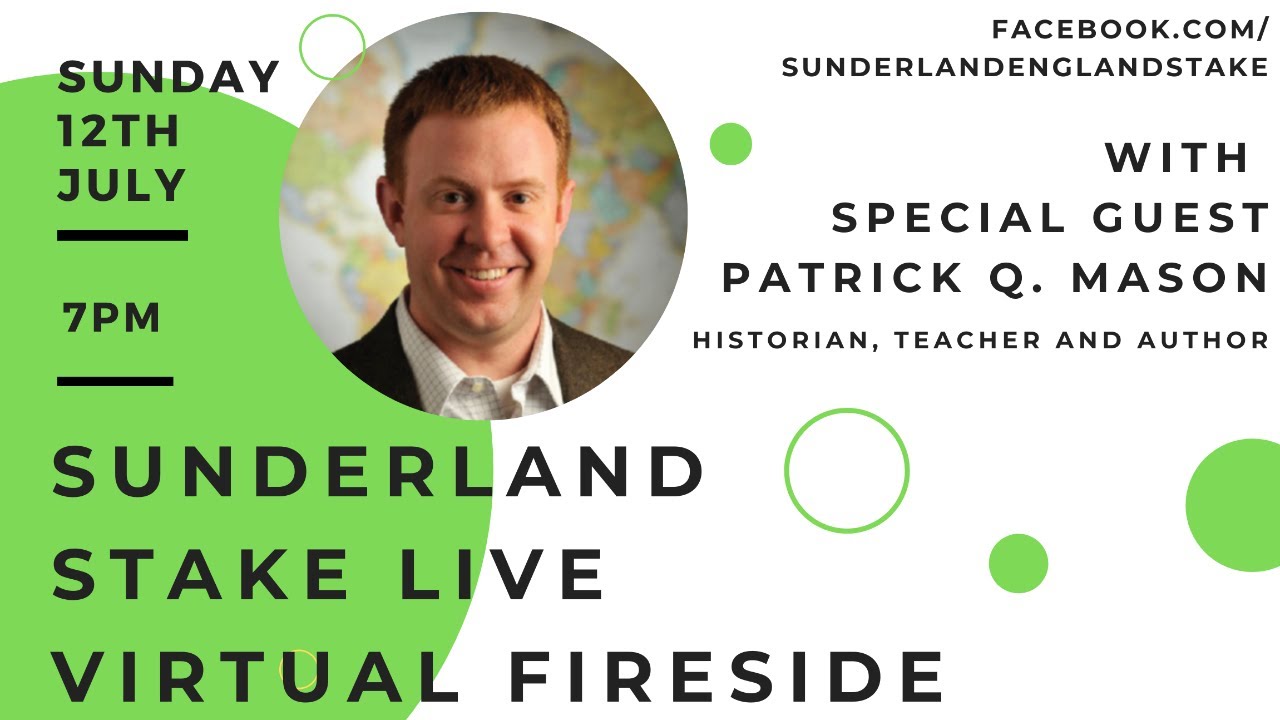 Fireside with Patrick Q. Mason - 12 July 2020 at 7pm BST - YouTube