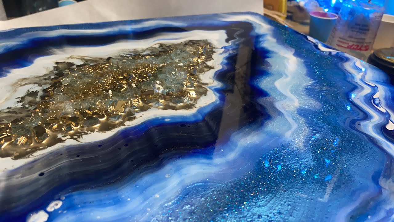 TCV Geode Marble Countertop Test Piece - YouTube