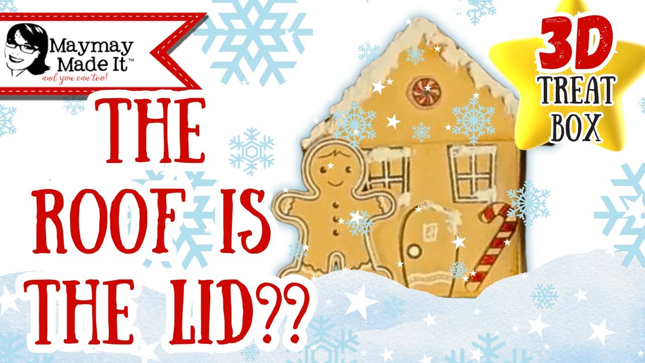 How to make an easy paper house: Gingerbread: DIY - YouTube