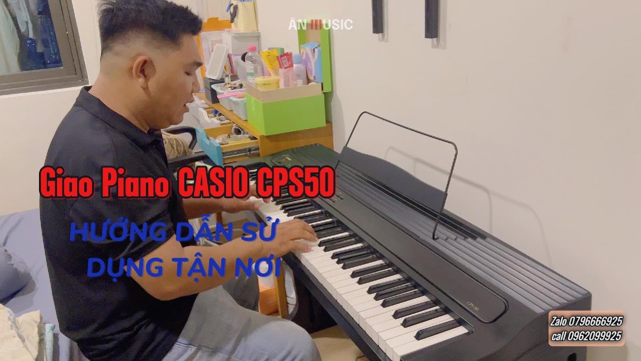 Piano Casio CPS50 về nhà khách - hướng dẫn sử dụng - YouTube