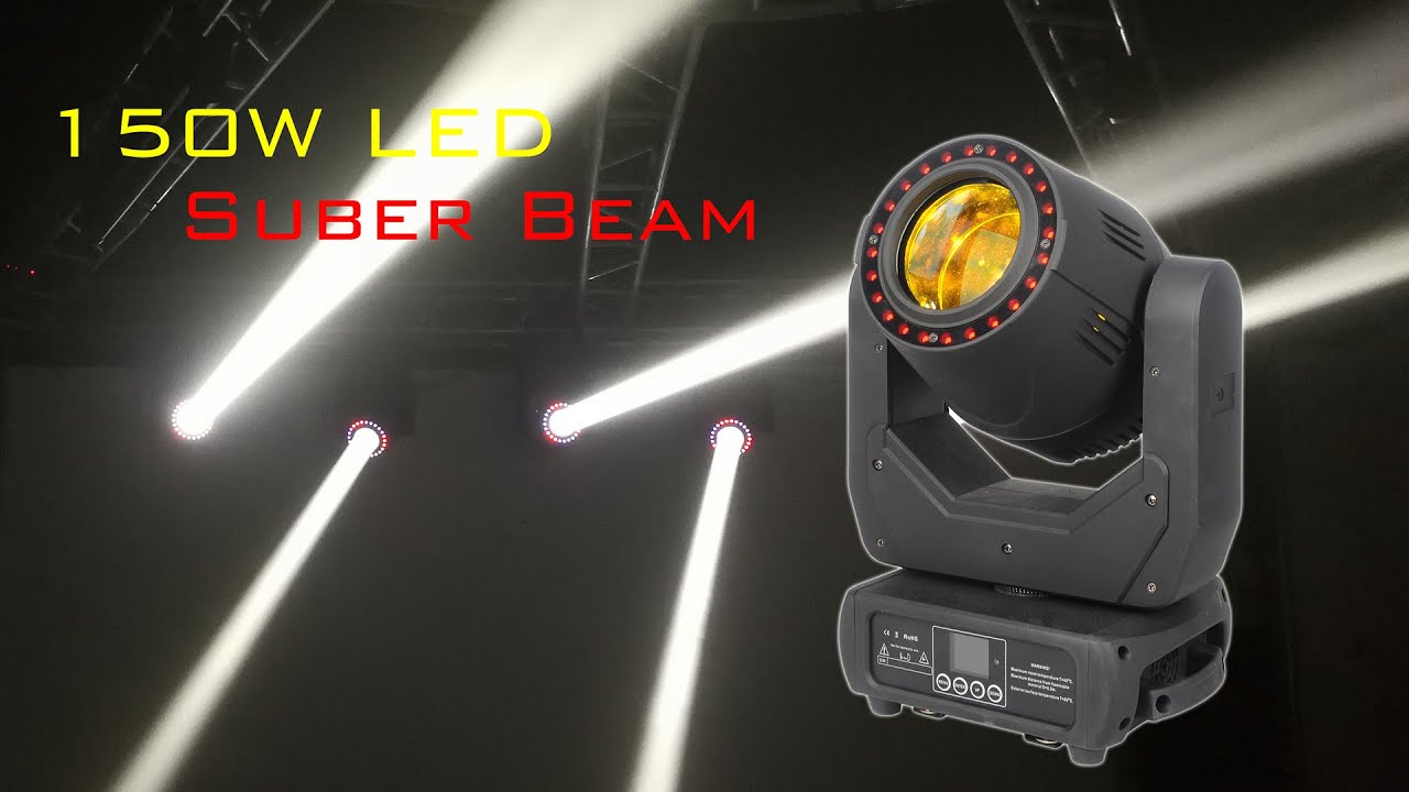 150W LED Super Beam Moving Head - YouTube