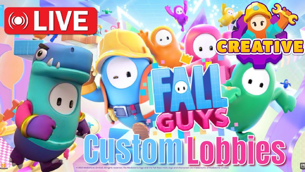 🔴 Fall Guys Custom LIVE! Playing your Creative Maps! - YouTube