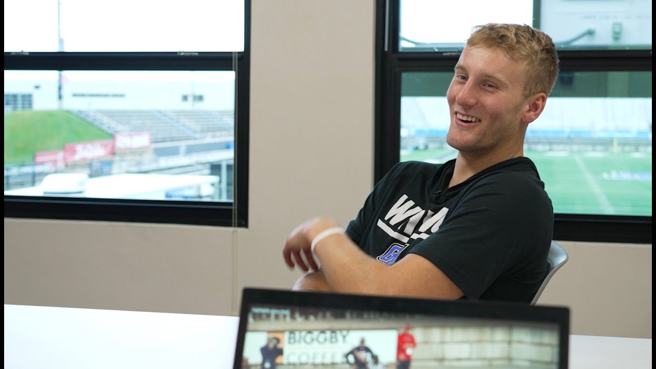 Film Breakdown with GVSU's Quarterback, Cade Peterson - YouTube