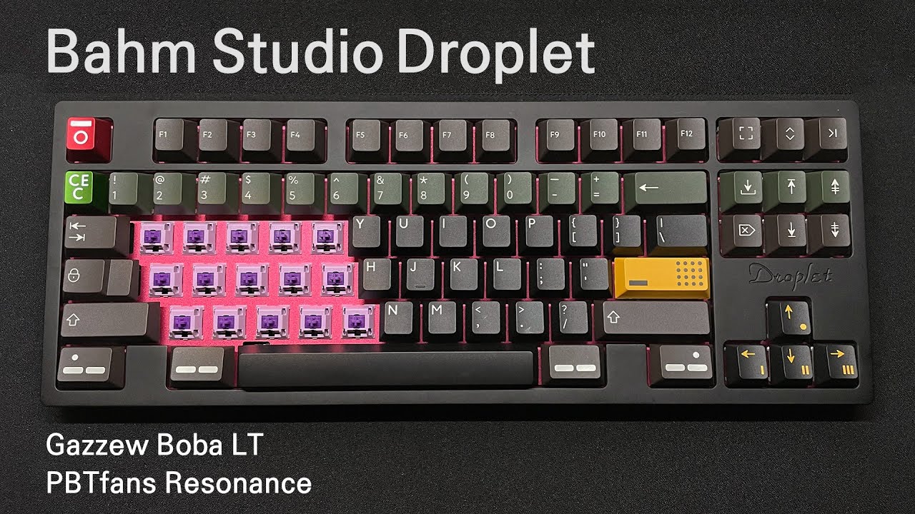 Gazzew Boba LT | Bahm Droplet | PBTfans Resonance - YouTube