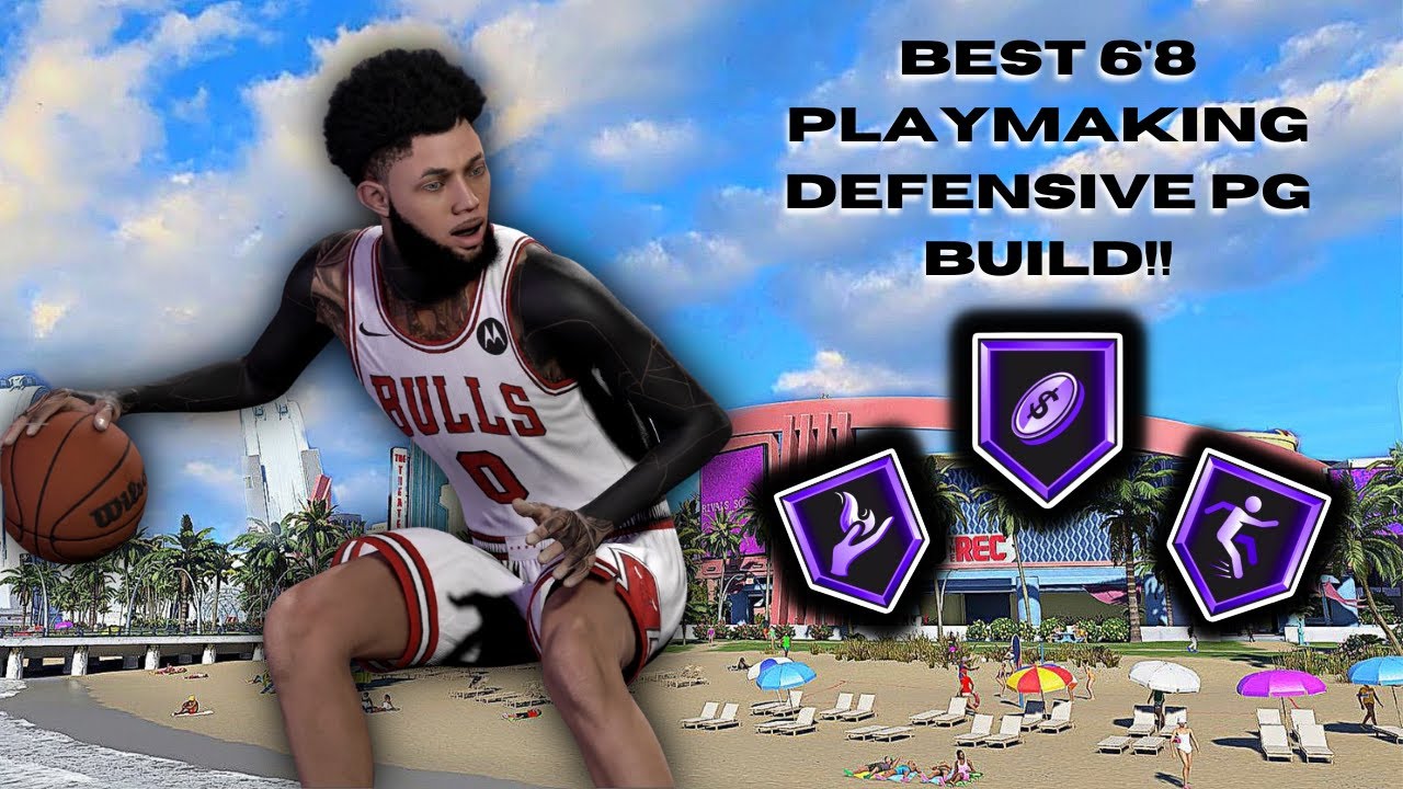 THE BEST 6'8 PLAYMAKING DEFENSIVE PG BUILD IN NBA 2K24!!! - YouTube