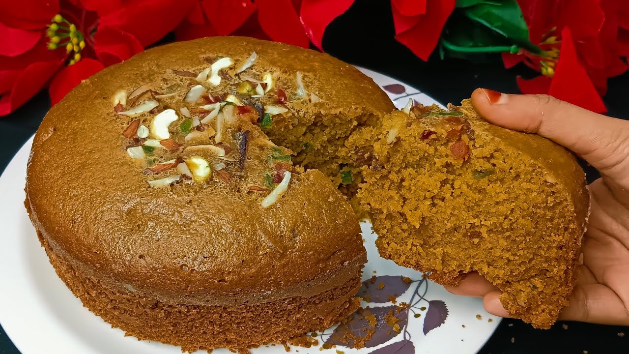 Dry fruits cake Recipe / Easy Rava cake recipes without oven / How to ...