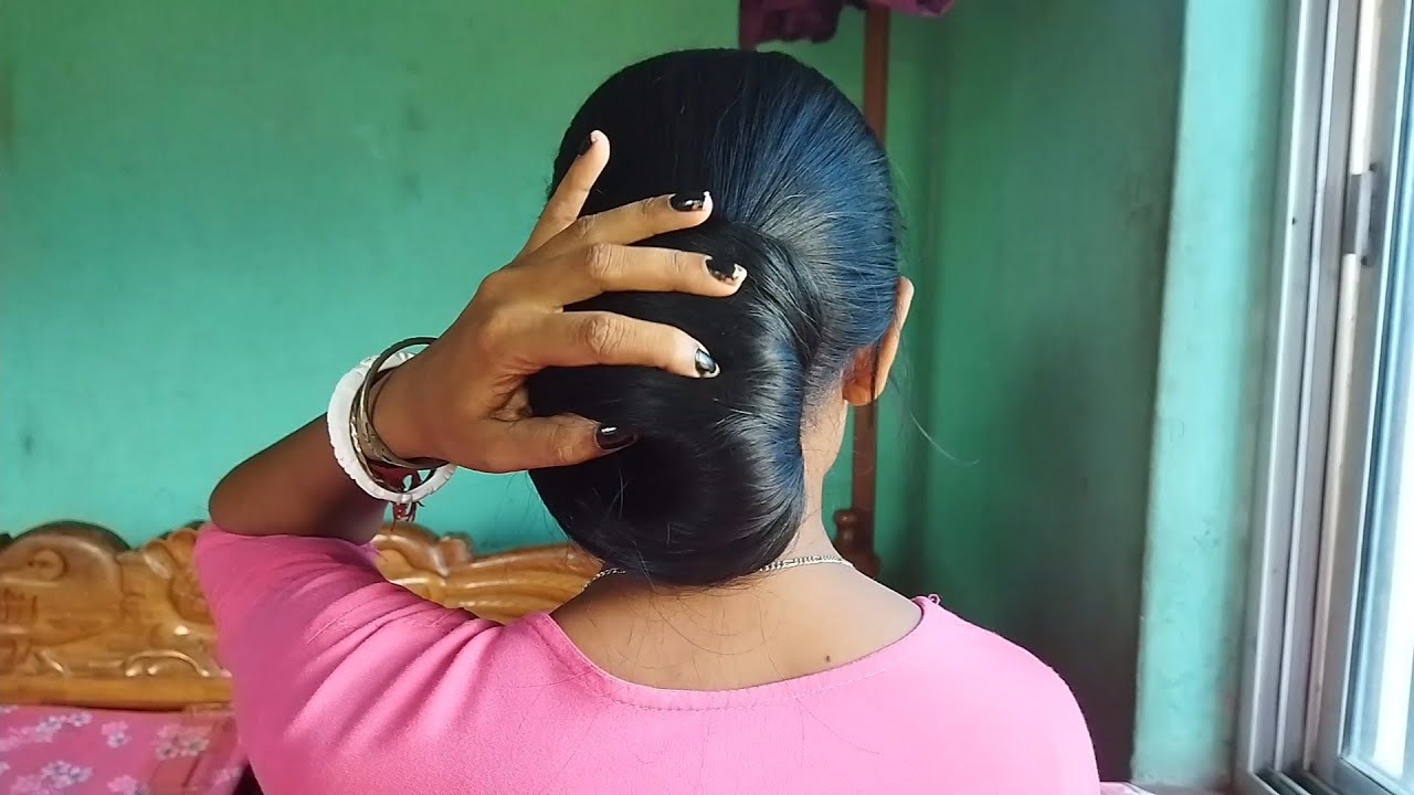 Long Hair Big Hair Bun Carefully Open And Silky Shine Long Hair Play ...