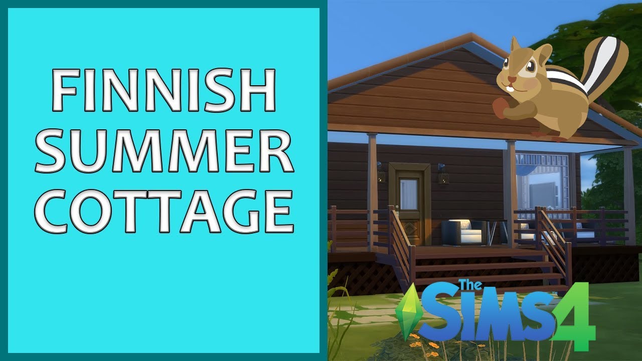 FINNISH SUMMER COTTAGE - SIMS 4 SPEED BUILD - YouTube