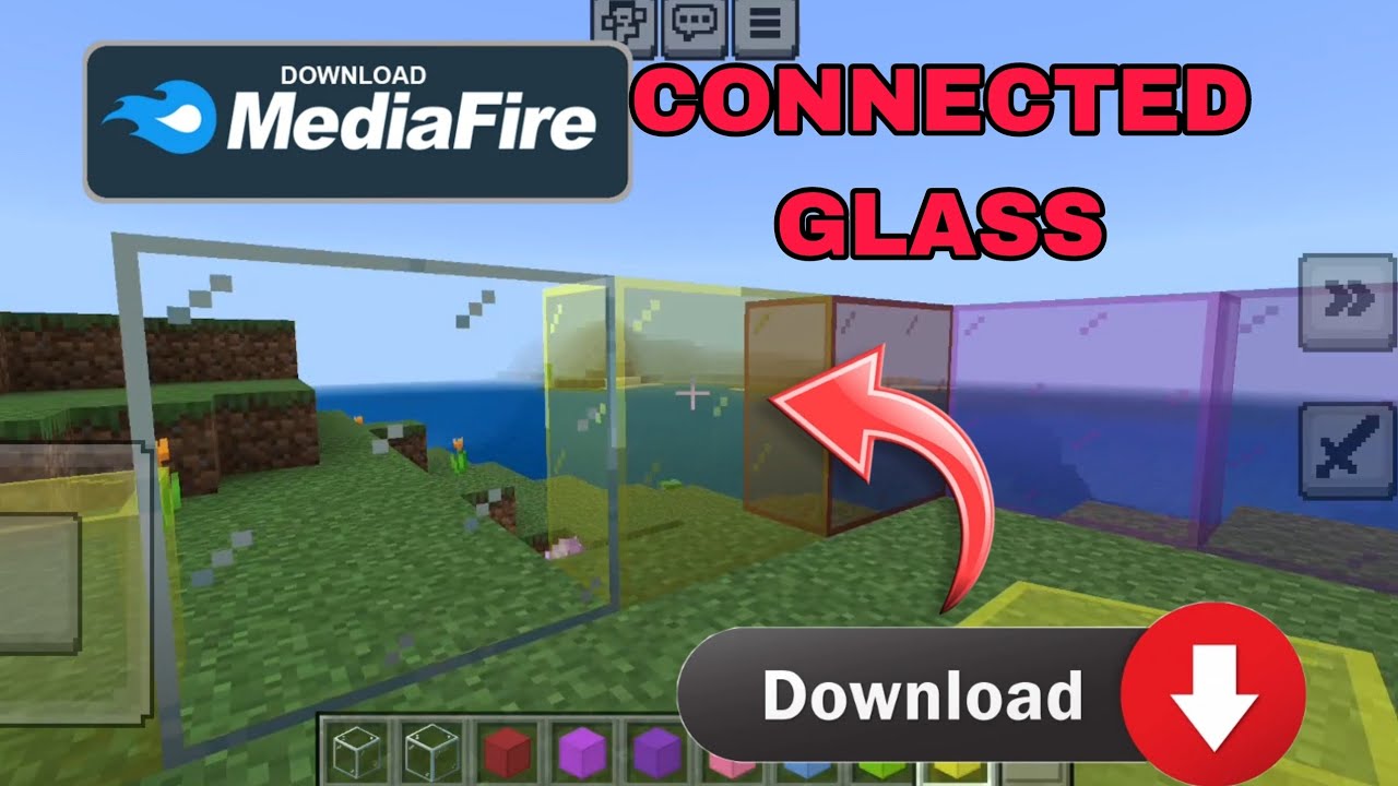 connected glass addon for Minecraft pe 1.20 || minecraft addons 1.20 ...