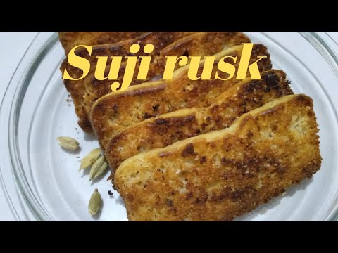 Semolina Rusk Recipe || Suji Rusk || Healthy Breakfast Recipe - YouTube