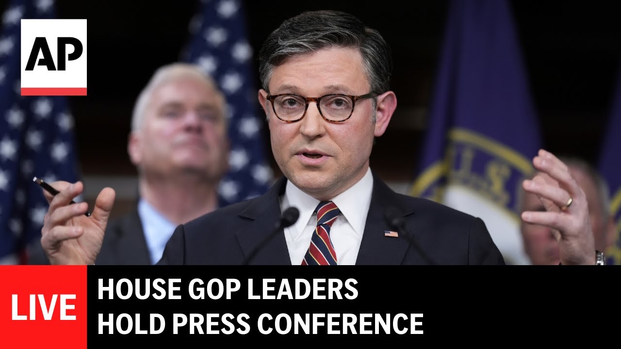 LIVE: House GOP leaders hold press conference as Trump hits his 100th ...