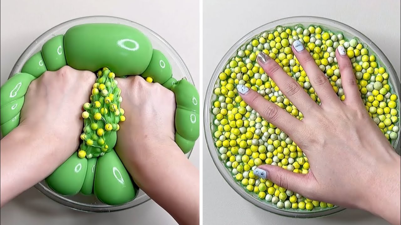 Most Relaxing and Satisfying Slime Videos #34 //Fast Version // SLM ...
