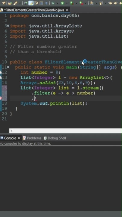 Java Streams API 010 Find Elements More Than Given Number #interviewquestions #streamapi #java8 ...