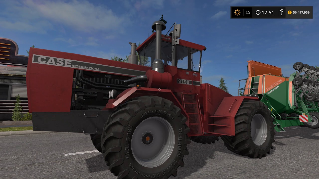Farming Simulator 17 Case 9190 Tractor Mod - YouTube