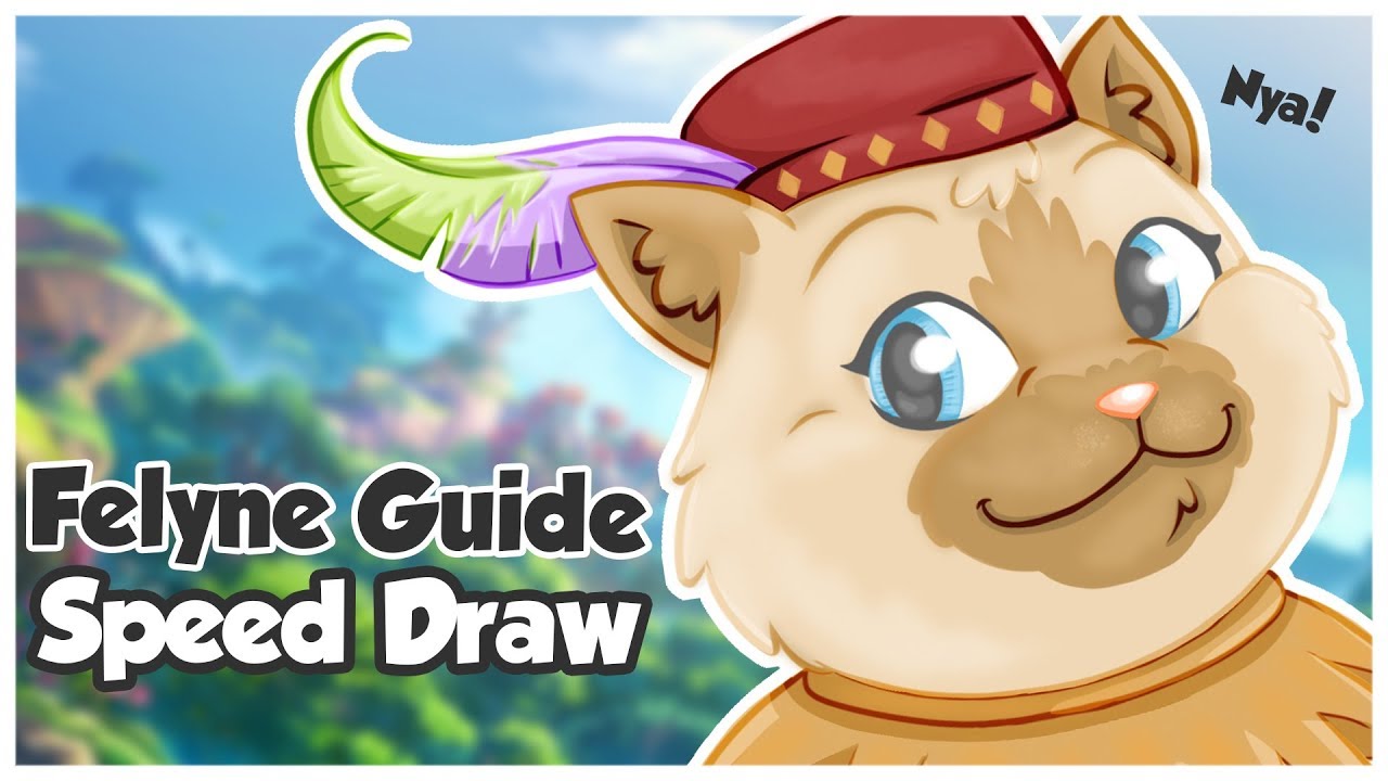 Monster Hunter - Felyne Guide - Speed Drawing - YouTube