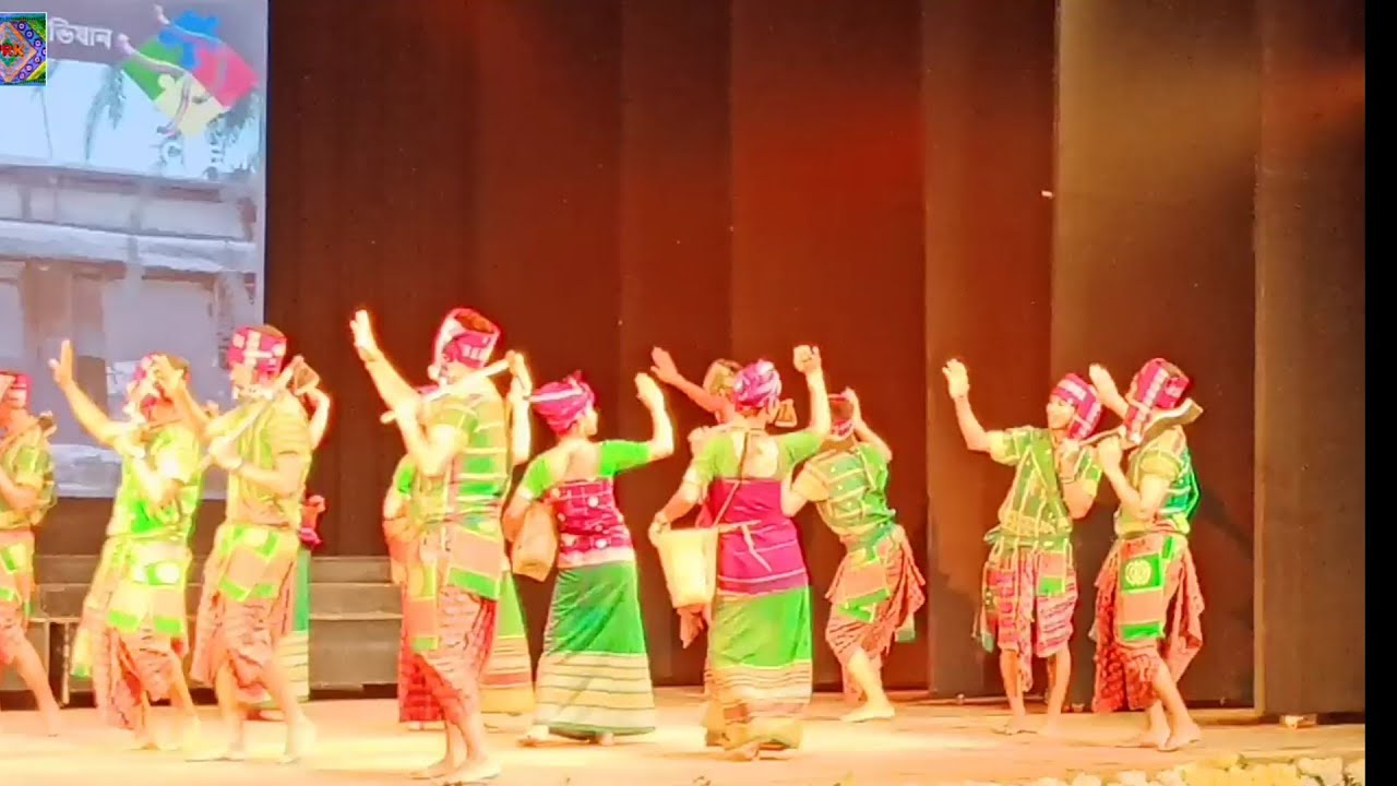 Rabha dance by Deuri//Srimanta Sankardeva kalashetra 2022 - YouTube