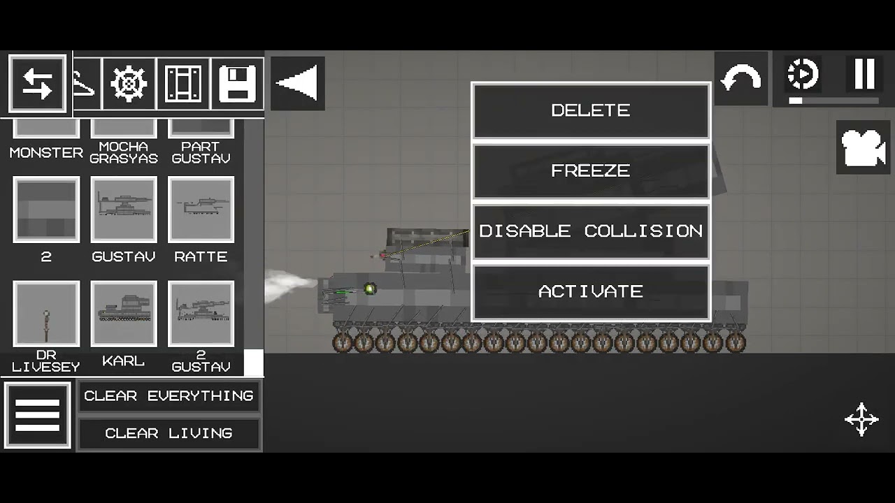 I made German tanks that are giant. Gustav,Karl,ratte, monster.melon ...