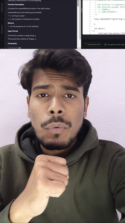 22/60 Days Challenge: Beginner Data structure and Algorithm Repeated String 🔥🤯🔥#shorts #coding # ...