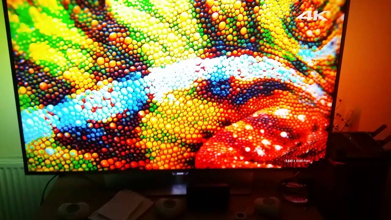 Philips 55PUS6551 ultra HD short test - YouTube