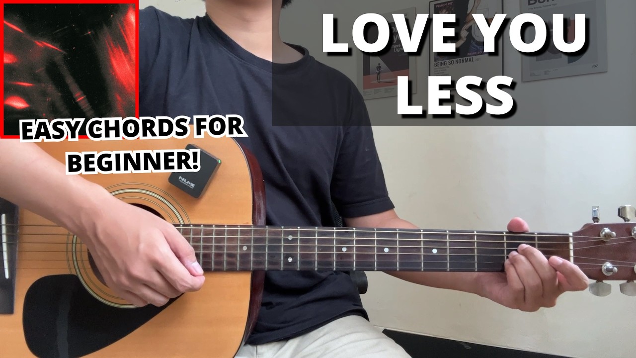 Love You Less - Joji (Guitar Tutorial) No Capo! Easy Chords For ...