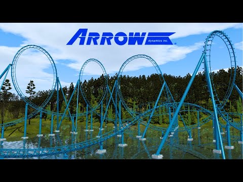 Arrow Dynamics Looping Terrain Coaster | NoLimits 2 POV - YouTube