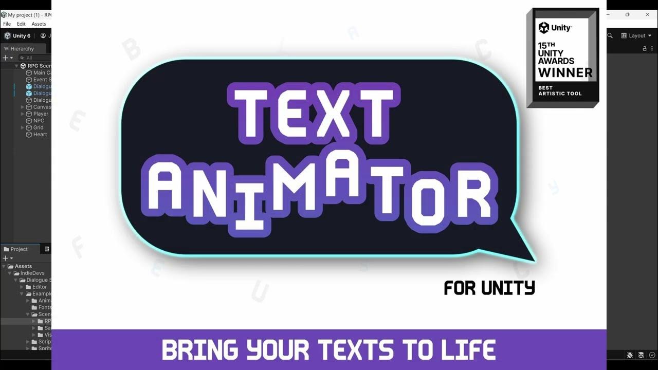 Unity Dialogue System: Integration with Text Animator for Unity - YouTube
