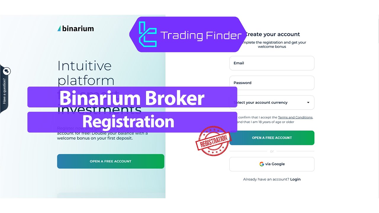 🌟Binarium Registration 2024 - With Email and Password [tradingfinder]💵 - YouTube