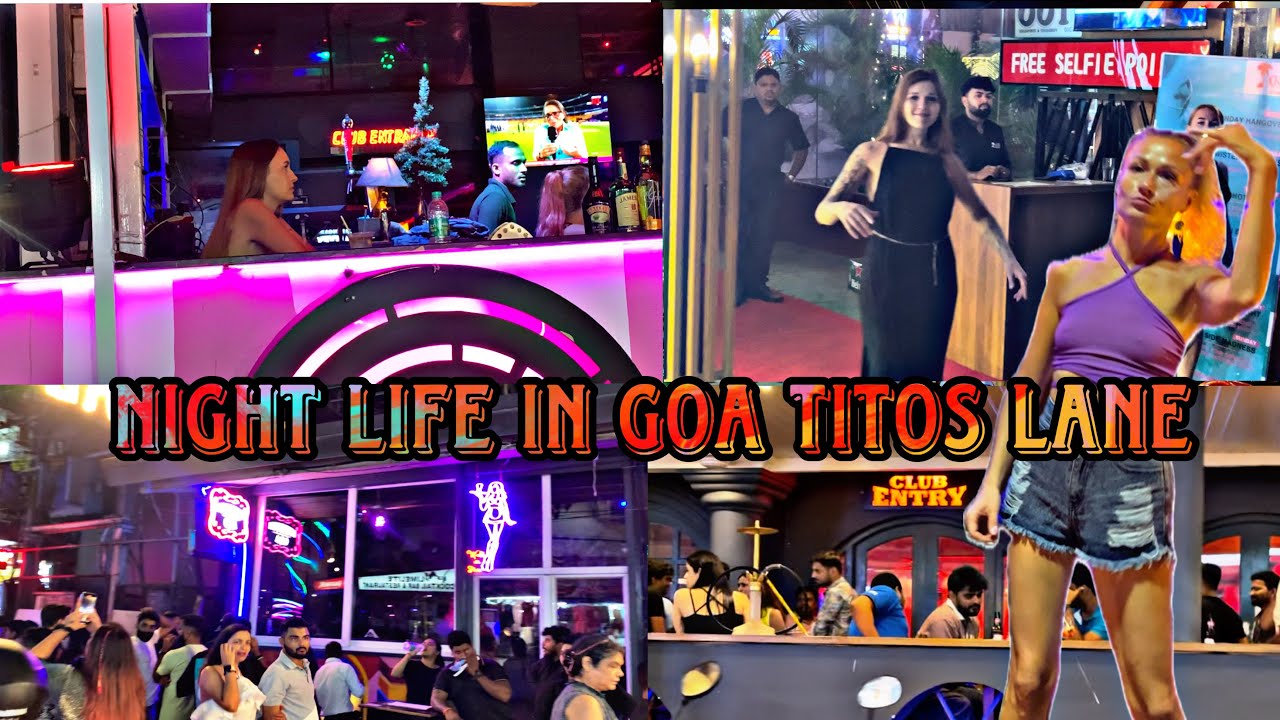 Night Life Of Goa 😍|| Goa Nightlife at Tito’s Lane || pink elephant ...