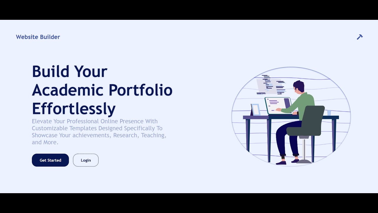 Demo Academic Website Builder(Webler) - YouTube