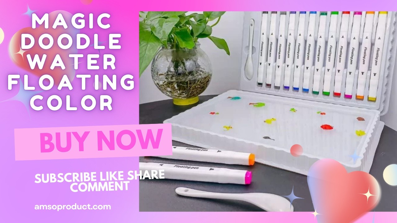 Magic Doodle Water Floating Color AMSO PRODUCT #kitchen #shortsvideo # ...