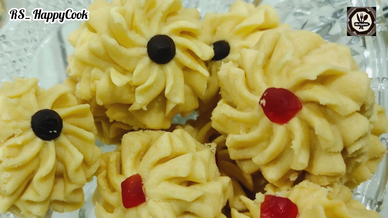 CUSTARD COOKIES / Semperit Dahlia Cookies - YouTube