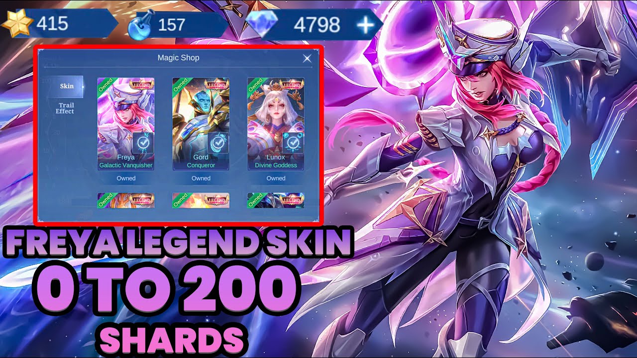 Freya Legend Skin Draws - YouTube