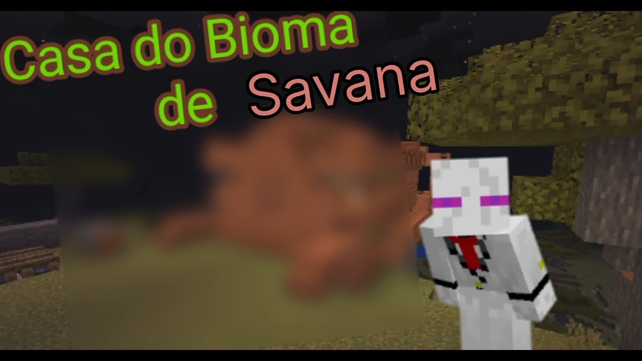 Casa do Bioma de Savana no Minecraft - YouTube