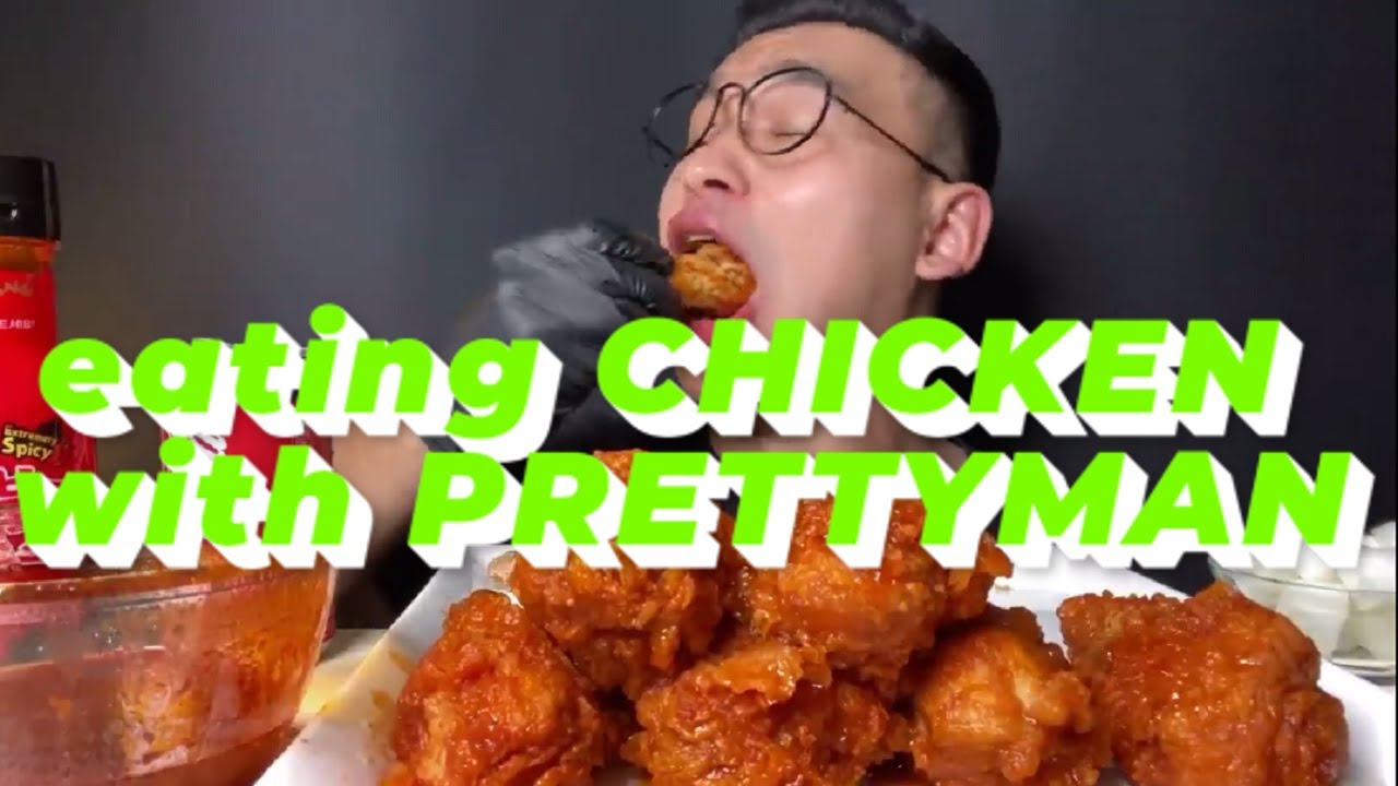 eating CHICKEN with PRETTYMAN | ASMR MUKBANG COMPILATION | GOOD FOOD ASMR - YouTube
