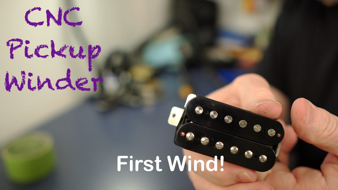 CNC Pickup Winder Ep. 9 - First Wind! - YouTube