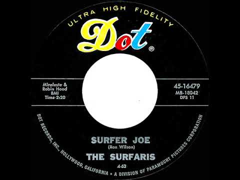 1963 HITS ARCHIVE: Surfer Joe - Surfaris (Ron Wilson, vocal) - YouTube