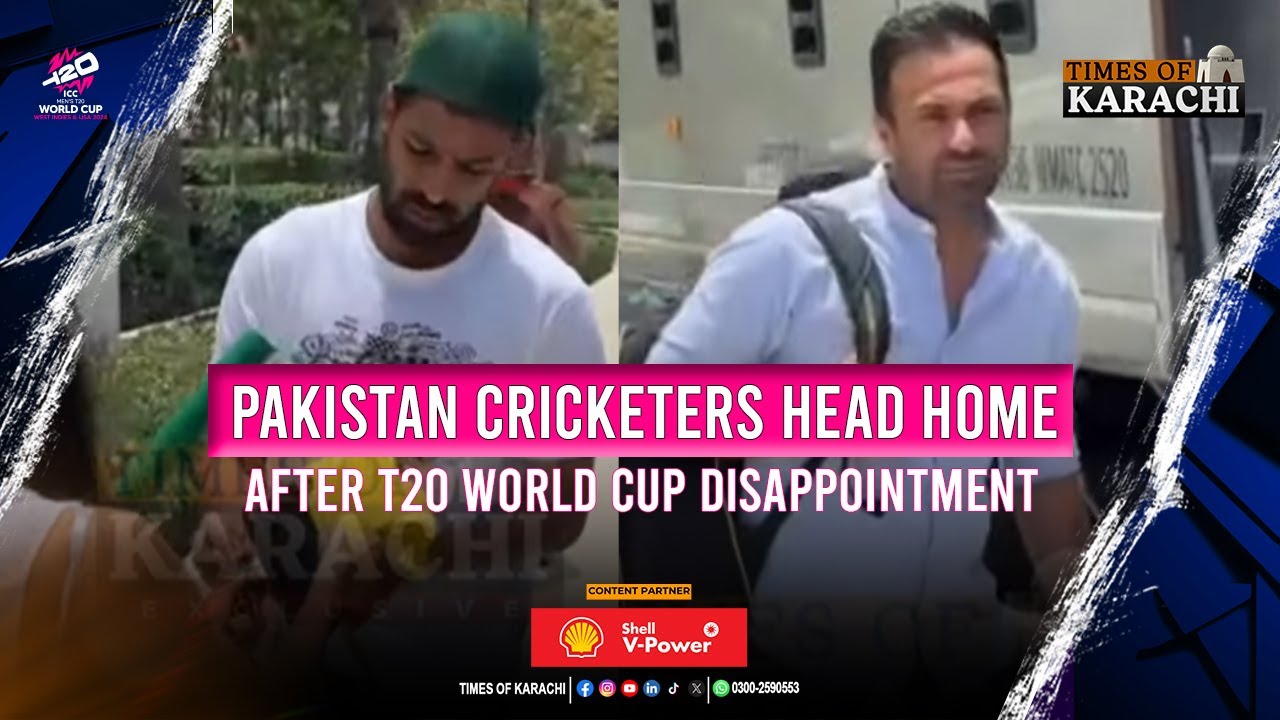 Pakistan Cricketers Head Home After T20 World Cup Disappointment ...