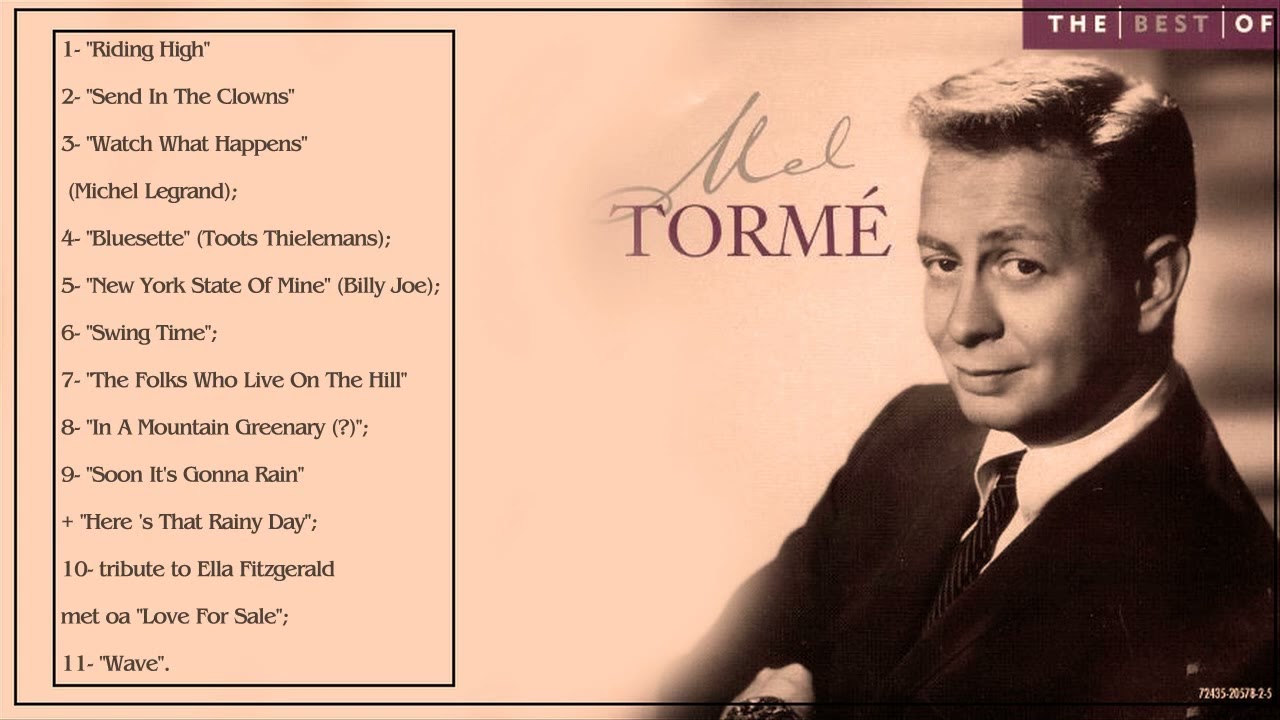 Best Mel Tormé Songs - Mel Tormé Greatest Hits Full Album - Mel Tormé ...