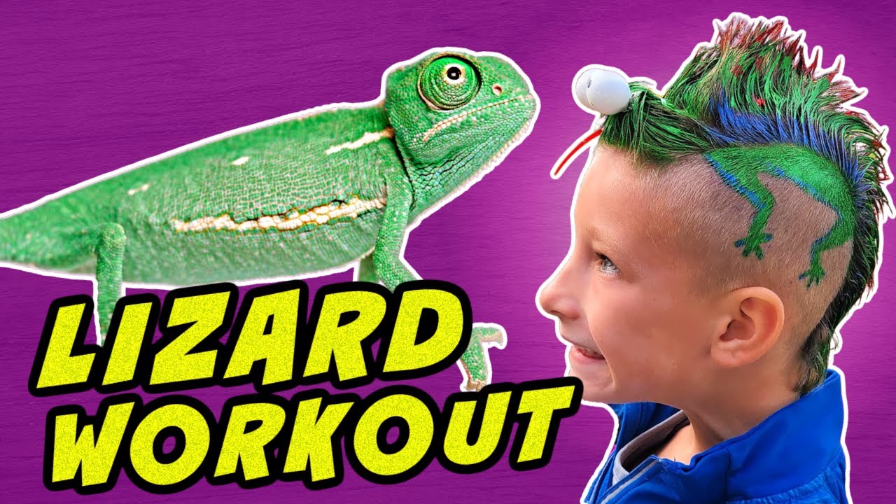 Animal Exercise For Kids | Fun Lizard Workout | Brain Break - YouTube