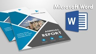 Business Report Cover Page Design Template in MS Word #... | Doovi